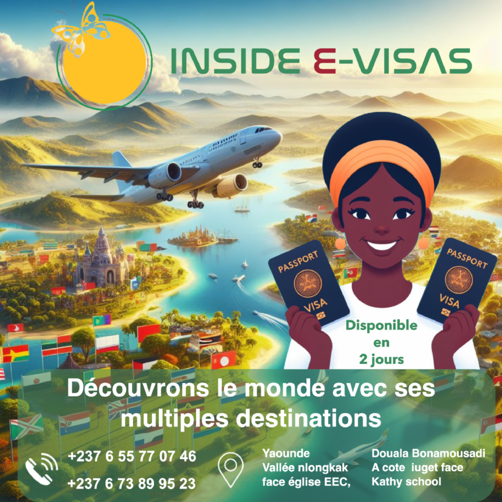 Services e-Visa - INSIDE CAMEROON TOURISM